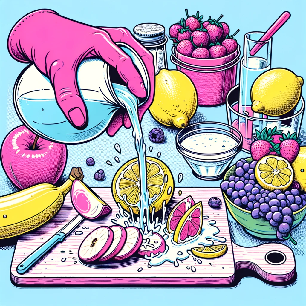 Explique pourquoi ajouter un filet de citron sur les fruits coupés les ...