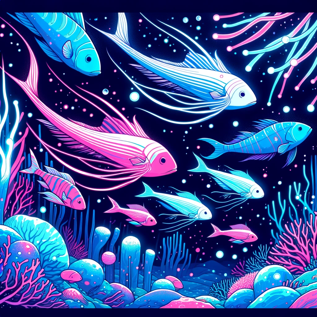 Explique pourquoi certaines espèces de poissons luminescents existent ...