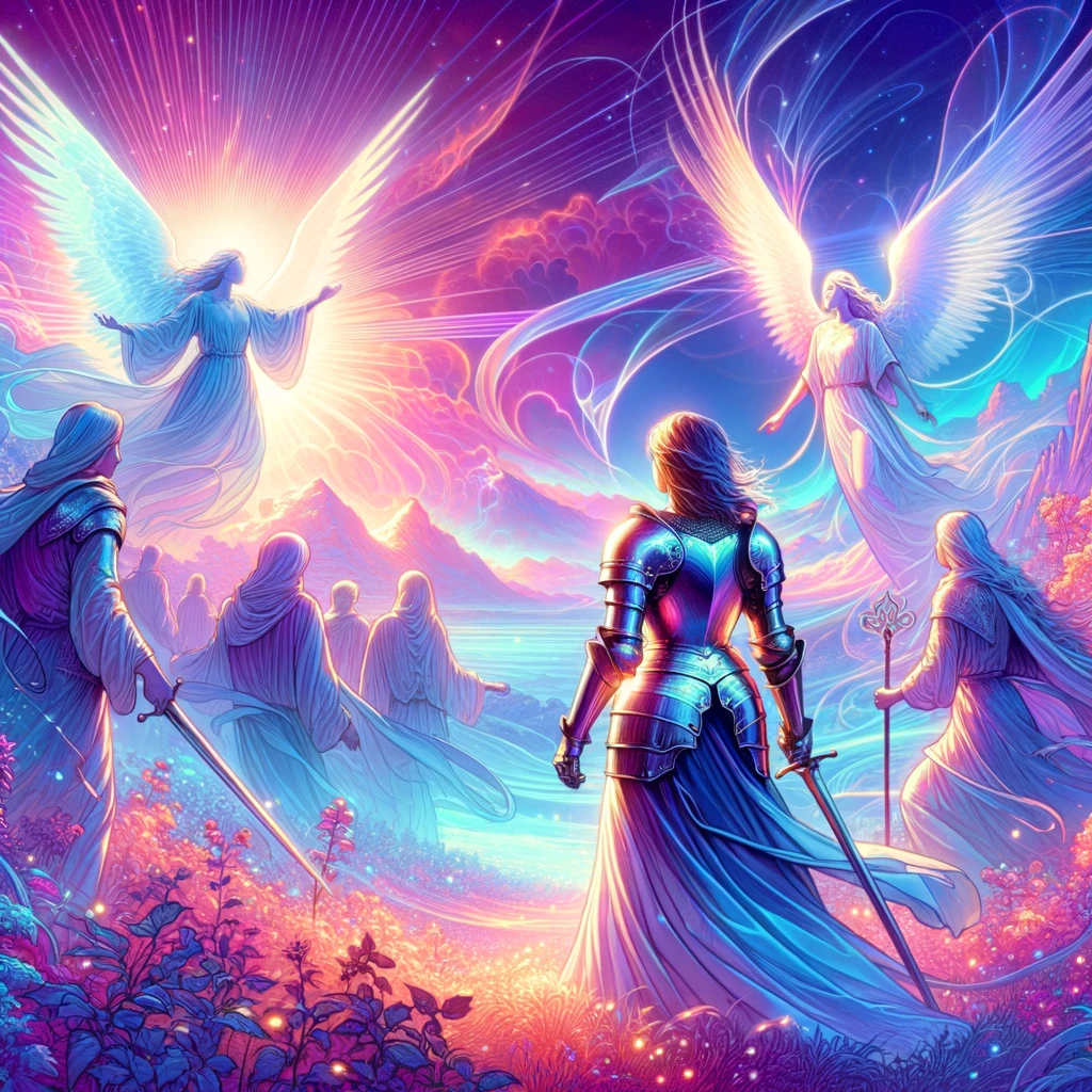 Explique pourquoi Jeanne d'Arc était convaincue de parler aux anges