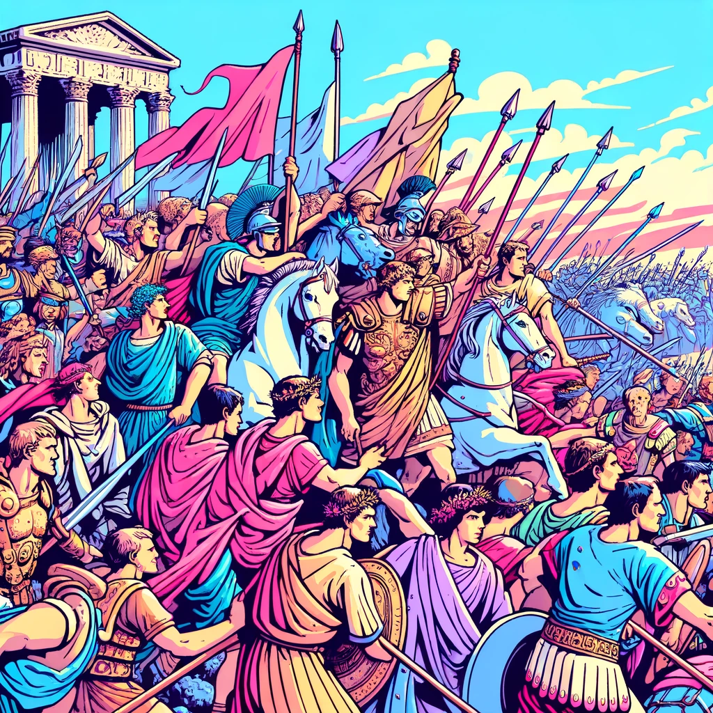 Explique pourquoi Jules César a-t-il choisi de traverser le Rubicon ...