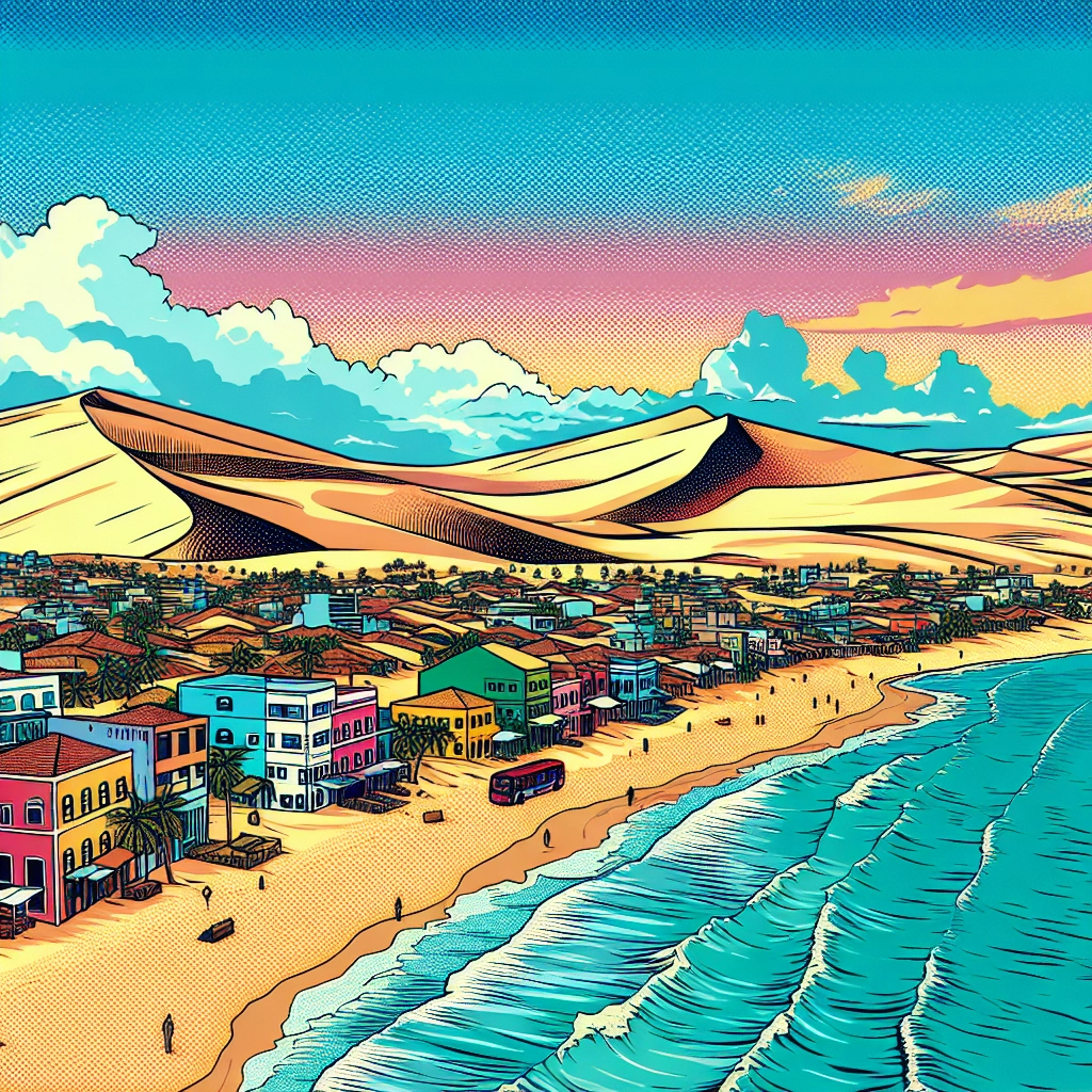 Explique pourquoi la ville de Jericoacoara (au Brésil) est encerclée ... Explique pourquoi la ville de Jericoacoara (au Brésil) est encerclée ...