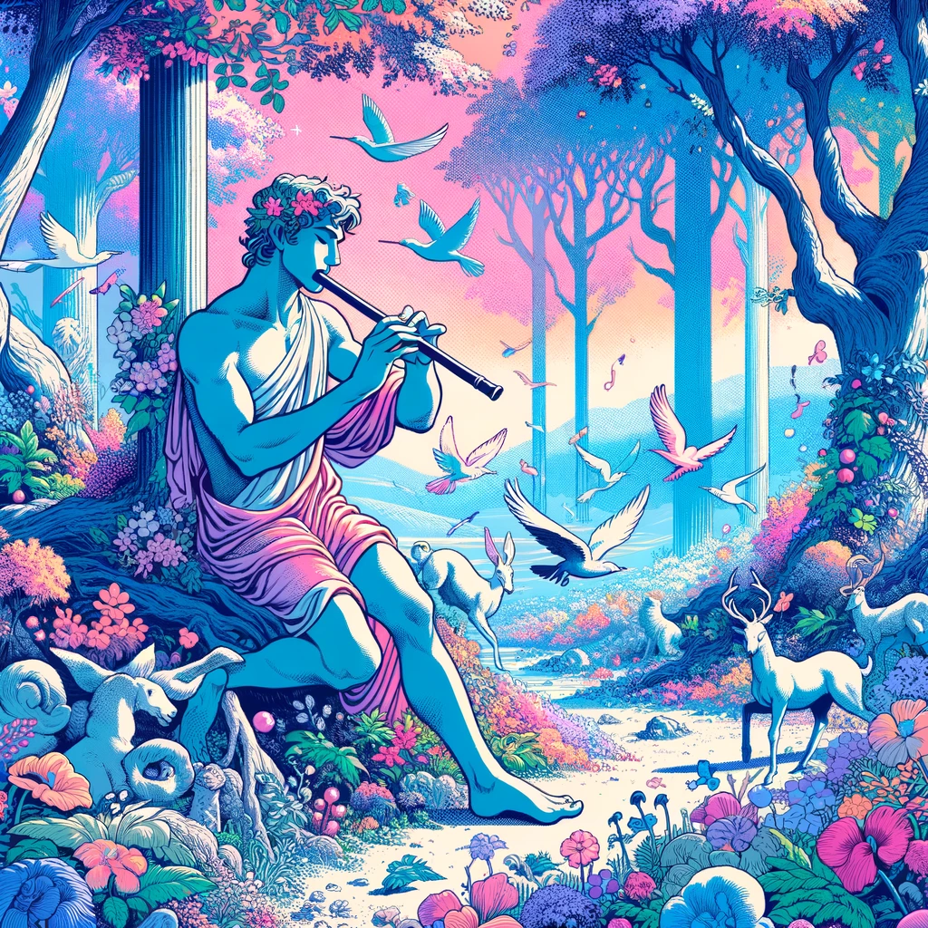 Explique pourquoi le dieu grec Pan était associé à la nature sauvage