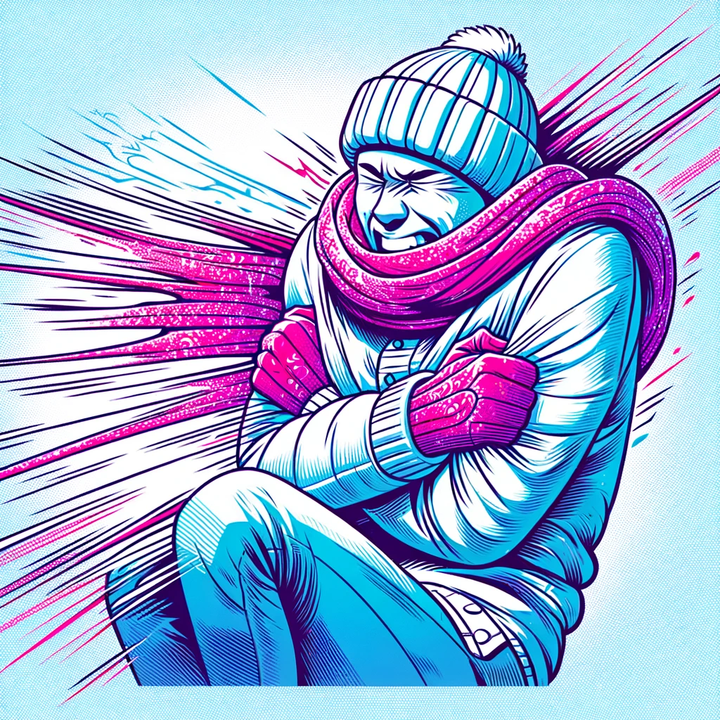 Explique pourquoi le froid peut provoquer des frissons