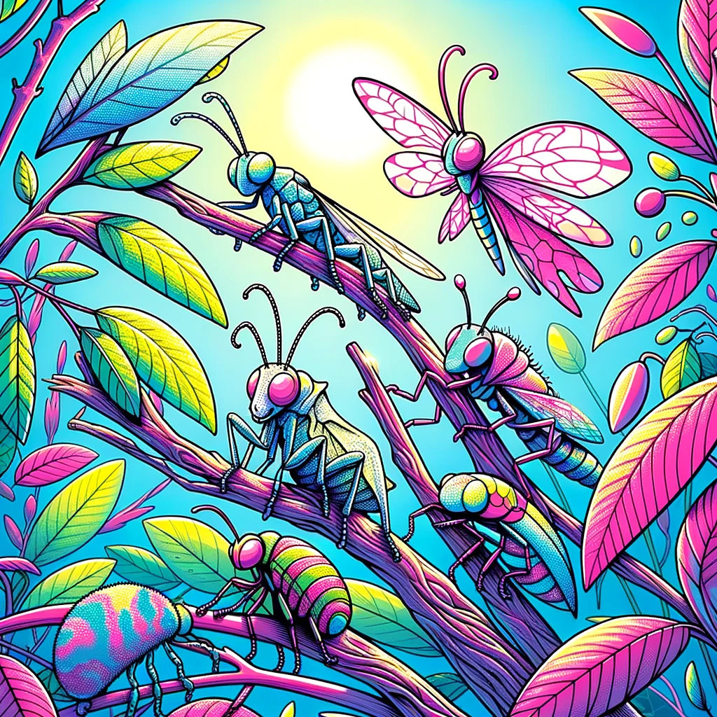 Explique pourquoi le mimétisme permet à certains insectes de se camoufler