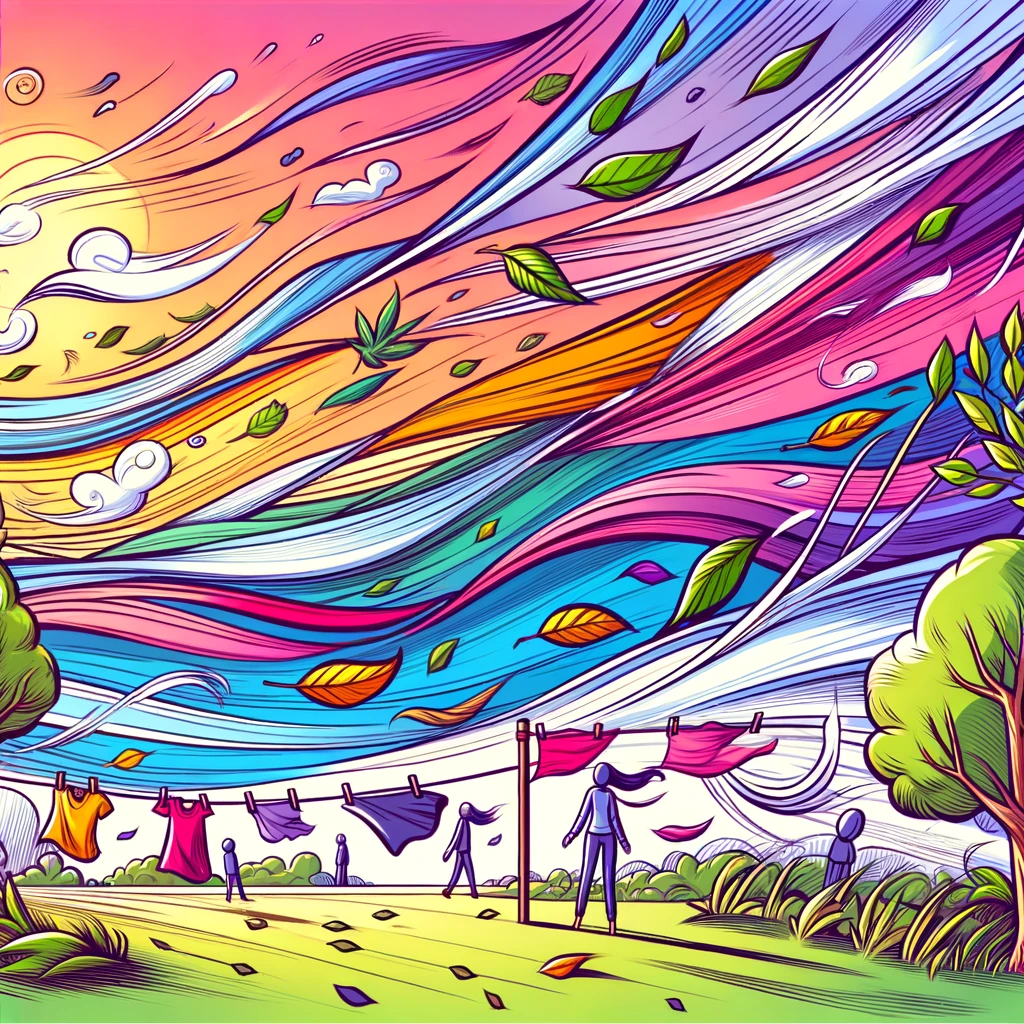 Explique pourquoi le vent souffle-t-il dans différentes directions