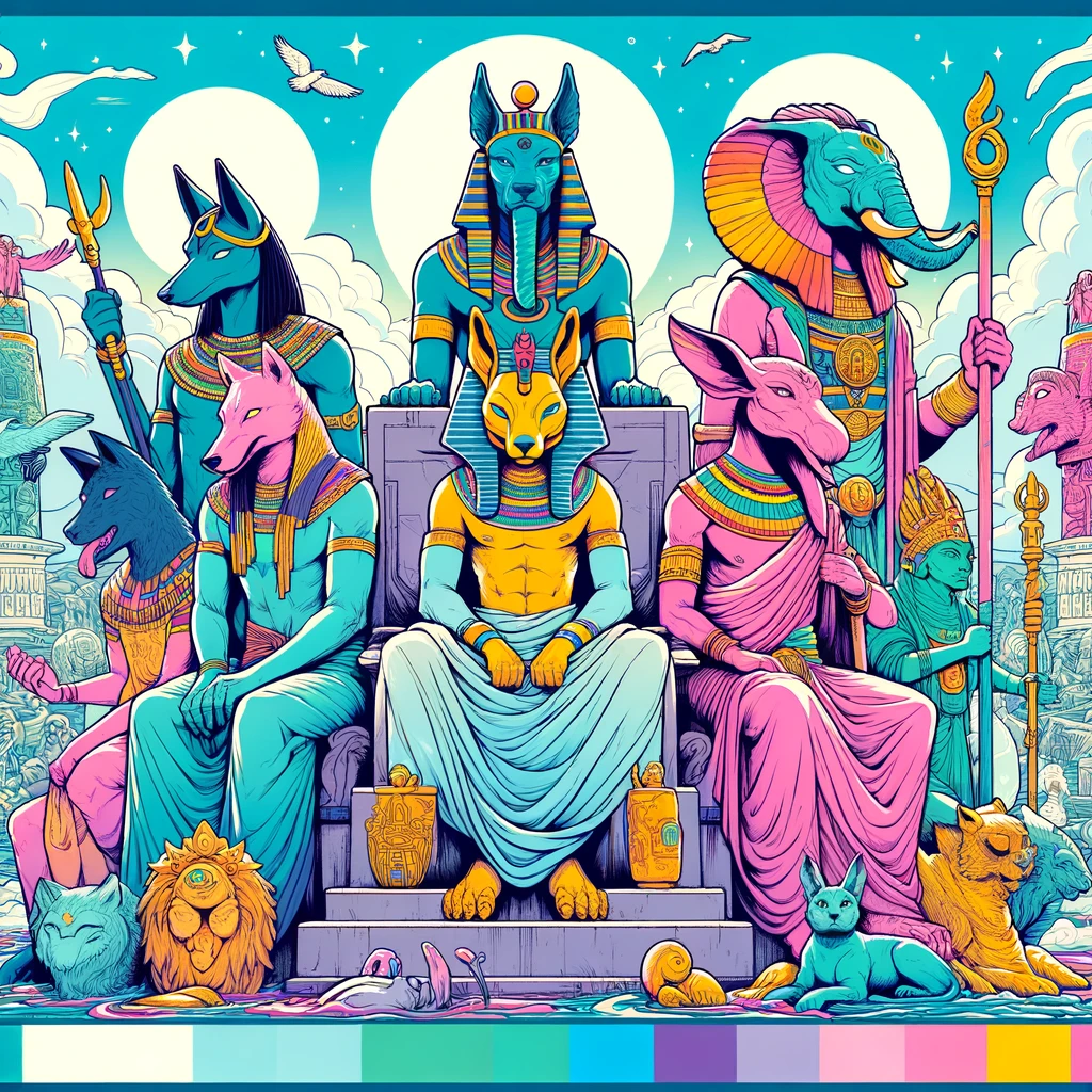 Explique pourquoi les civilisations anciennes croyaient-elles en des divinités à tête animale