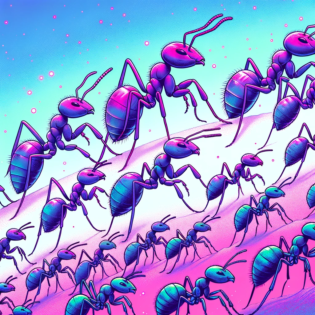 Explique pourquoi les fourmis marchent en file indienne pour trouver de ...