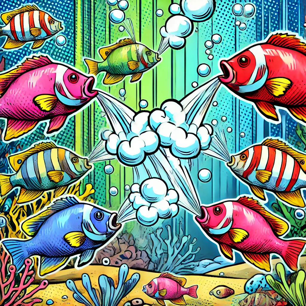 Explique pourquoi les poissons respirent sous l'eau grâce à leurs ...