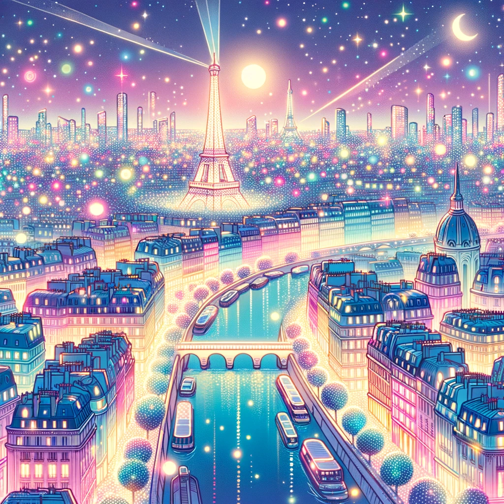 Explique pourquoi Paris est surnommée "La Ville Lumière"